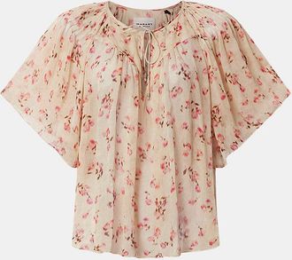 Isabel Marant Blouse Neslya - Femme - Beige - Taille 34 - Marant &Eacute;toile