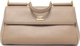 Dolce & Gabbana Sac Moyen My Sicily En Lear Beige