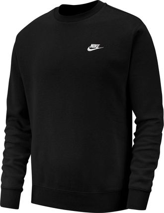 Nike Sportswear Club Sweatshirt f&uuml;r Herren, Fleece (Schwarz/Wei&szlig;)