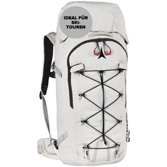 Atomic Backland FR 32+ Off White - leichter Skitouren-Rucksack mit flexiblem Stauraum & Rolltop - alpiner Wanderrucksack mit mehr als 32L - robuster & vielse