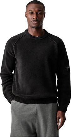 C.P. Company C.p. Company - Pull col rond - Homme - Pulls - Noir - Taille: L