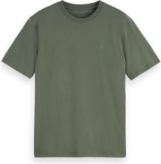 Scotch & Soda Seasonal Core - T-Shirt avec Logo, Coupe Classique, Thym 301, XXL