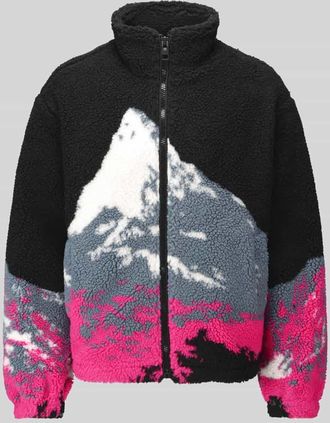 Only & Sons Teddyjacke mit Bergmotiv-Frontprint
