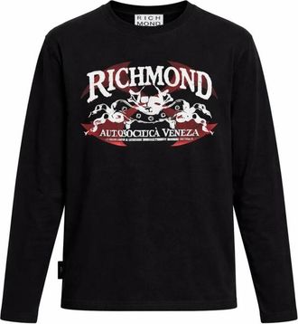John Richmond Langarm-T-Shirt - - Tops - Herren - Schwarzk - S