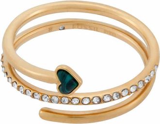 Fossil Damen Ringe aus Edelstahl offen