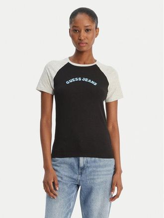 Guess T-Shirt W6GIB0 J1314 Schwarz Regular Fit