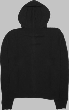 Rick Owens Cashmere Knit Hoodie - Black