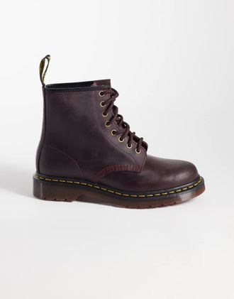 Dr. Martens Dr. Martens - Unisex 1460 - Bottines &agrave; 8 paires doeillets - Rouge cerise