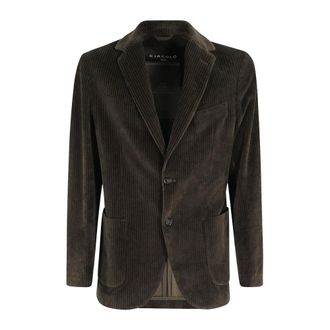 Circolo 1901 Stilvolle Cordjacke - - Jackets - Herren - Braun - 2XL