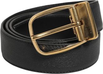 Dolce & Gabbana Homme, Accessoires, Noir, Taille: 90 CM Ceinture habill&eacute;e