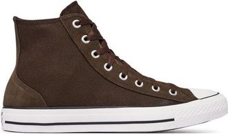 Converse Sneakers aus Stoff Chuck Taylor All Star Suede Trim A19201C Dunkelbraun