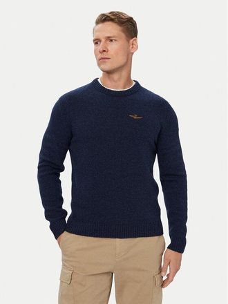 Aeronautica Aeronautica Militare Pullover 262MA1645UL00924 Dunkelblau Regular Fit