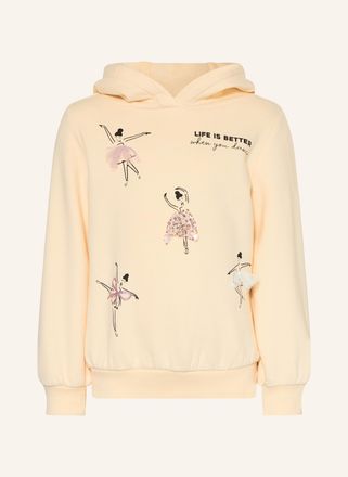 s.Oliver S.Oliver Red Hoodie Mit Pailletten weiss