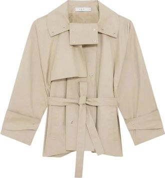 Iro Iro, Femme, Vestes, Beige, Taille: 40 FR Ralya Trenchcoat
