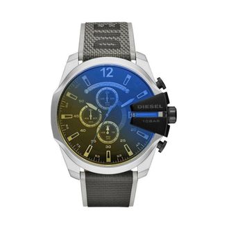 Diesel Dz4523 Mega Chief Chronograph Uhr - - Accessories - Herren - Grau - ONE SIZE