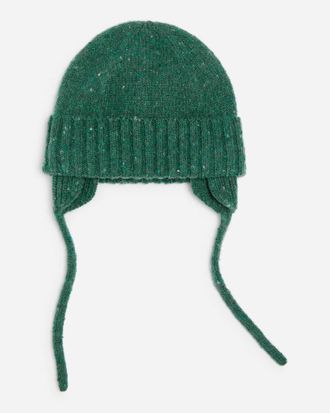 Arket Beanie Aus Wollmischung -Gr&uuml;n