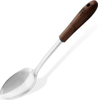 Stanley Rogers Servierlöffel Black Walnut - Premium Küchenhelfer aus hochwertigem schwarzem Walnussholz und rostfreiem Edelstahl