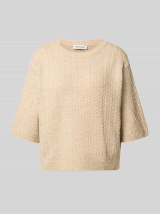 More & More Relaxed Fit Pullover in Strick-Optik