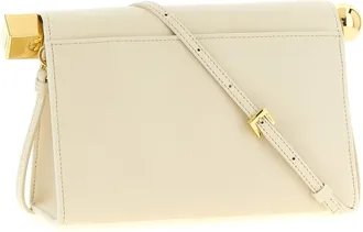 Jacquemus Womens White Lamb Leather Clutch Bag