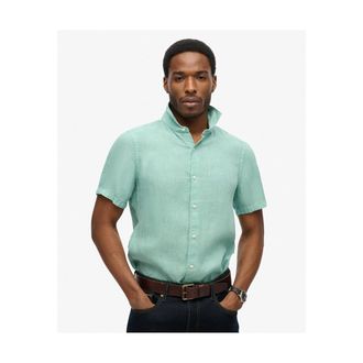 Superdry Chemise en lin &agrave; manches courtes Sd Emb Vacation