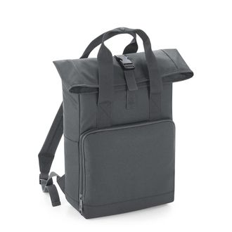 BagBase BG118 Twin Handle Roll-Top Backpack - Graphite Grey