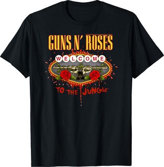 Guns n' Roses Offizielle Guns N Roses Welcome to the Jungle Classic Rock T-Shirt