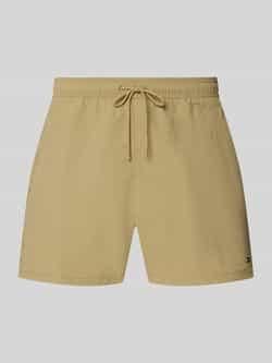 Tommy Hilfiger Regular Fit Badehose mit Logo Stitching