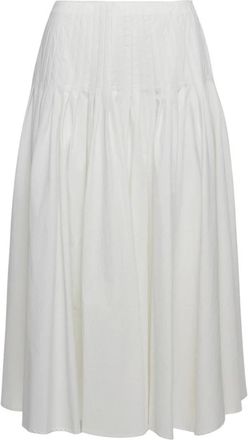 Wakakuu Icons Femme, Jupes, Blanc, Taille: 38 FR Dover Pleated Skirt