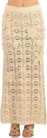 Pinko Pinko, Femme, Jupes, Jaune, Taille: 36 FR Maxi Skirt