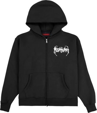 Pleasures hoodie à fermeture zippée - Noir