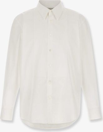 Saint Laurent Cotton shirt with plastron - SAINT LAURENT - gender_Man