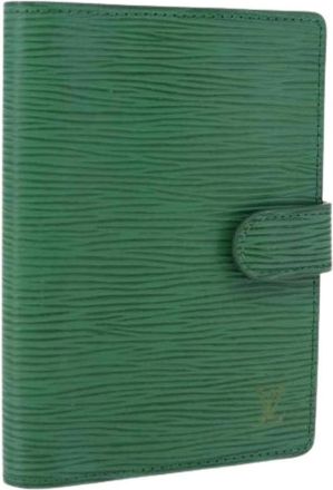Louis Vuitton Pre-owned Couverture dagenda - Femme - Pre-owned - Vert - Taille: ONE Size