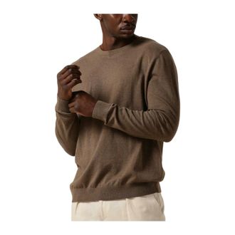 Selected Brauner Crew Neck Pullover - - Knitwear - Herren - Braun - XL