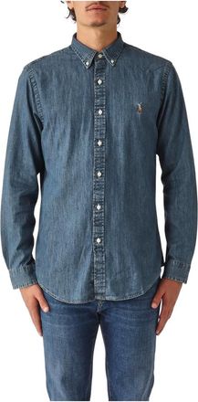 Polo Ralph Lauren Homme, Chemises, Bleu, Taille: S Denim Shirt