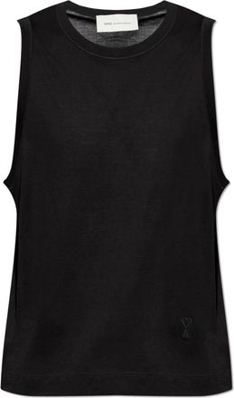 Ami Homme, Tops, Noir, Taille: 2XL Ami de Coeur Tank Top