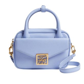 Ted Baker Anibell Tb Detail Mini Leder Umh&auml;ngetasche In Hellblau