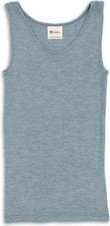 Engel Damen Tr&auml;gerhemd, Wolle Seide, Gr. 34-48, 3 Farben (Bergblau, 34-36)