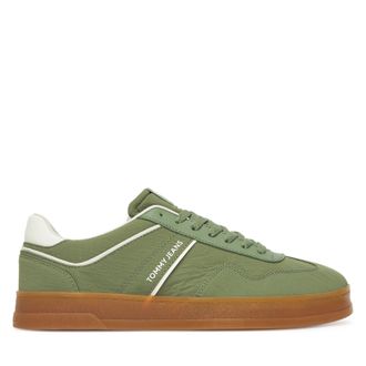 Tommy Jeans Sneakers Tommy Jeans The Greenwich Mix Media EM0EM01586 Gr&uuml;n