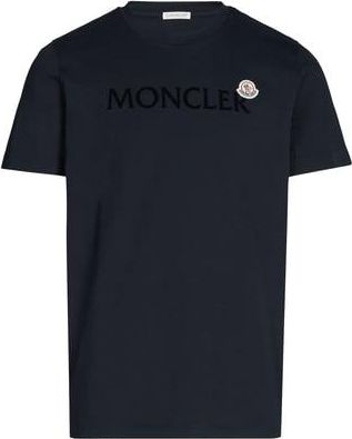Moncler T-shirt &agrave; logo en coton