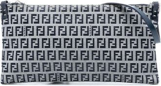 Fendi Hobo Bags - Zucchino Canvas Crossbody - Gr. unisize - in Grau - f&uuml;r Damen