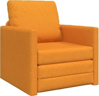 Generic Schlafsofa, Stoff Schlanker, Langlebiger Samt-Innenraum, Umwandelbarer Couch, Modernes Schlafsofa, Kompaktes Lounge, Vielseitiger Wohnraum (Dunkelgelb