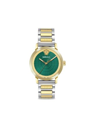 Versace montre en acier inoxydable 40 mm - Vert