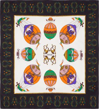 Essentiel Foulard Kontact Orange Noir