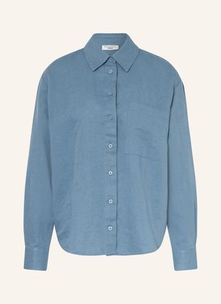 Marc O'Polo Denim Marc Opolo Denim Hemdbluse Mit Leinen blau