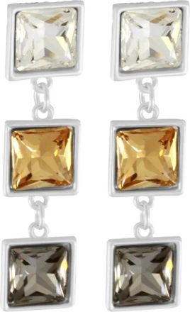 Dansk Copenhagen Elegante 3 Stein Ohrringe - - Accessories - Damen - Mehrfarbig - ONE SIZE