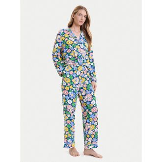 Kate Spade New York Pyjama KSI82756 Blau Relaxed Fit