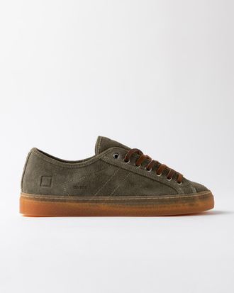 D.A.T.E. tender suede army