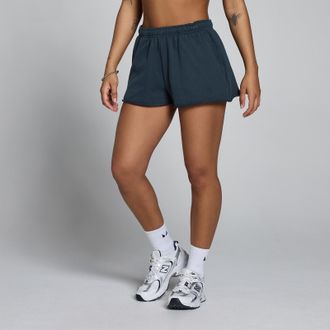 MyProtein Short de sport en molleton l&eacute;ger MP femme - Bleu d&eacute;lav&eacute; - XS