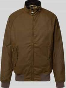 Barbour Bomberjacke mit Zweiwege Rei&szlig;verschluss