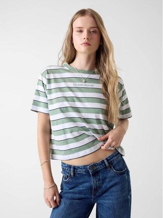 Guess T-Shirt 180718 Gr&uuml;n Classic Fit